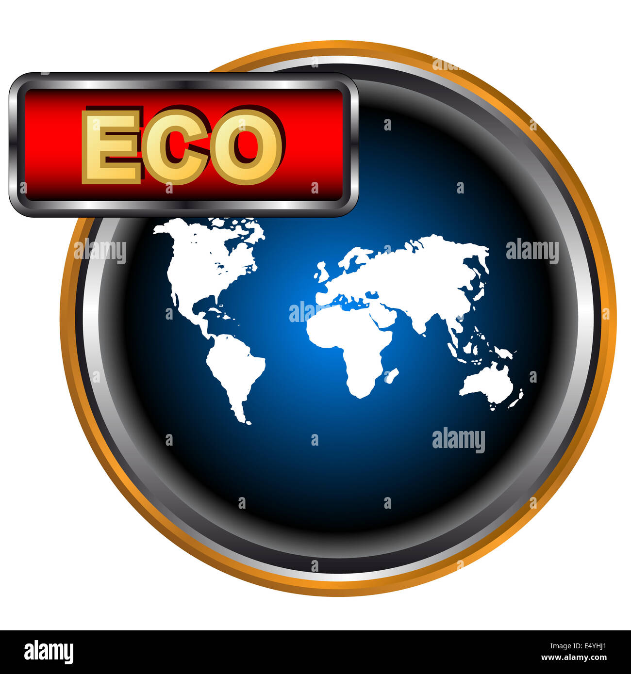 Eco icon hi-res stock photography and images - Alamy