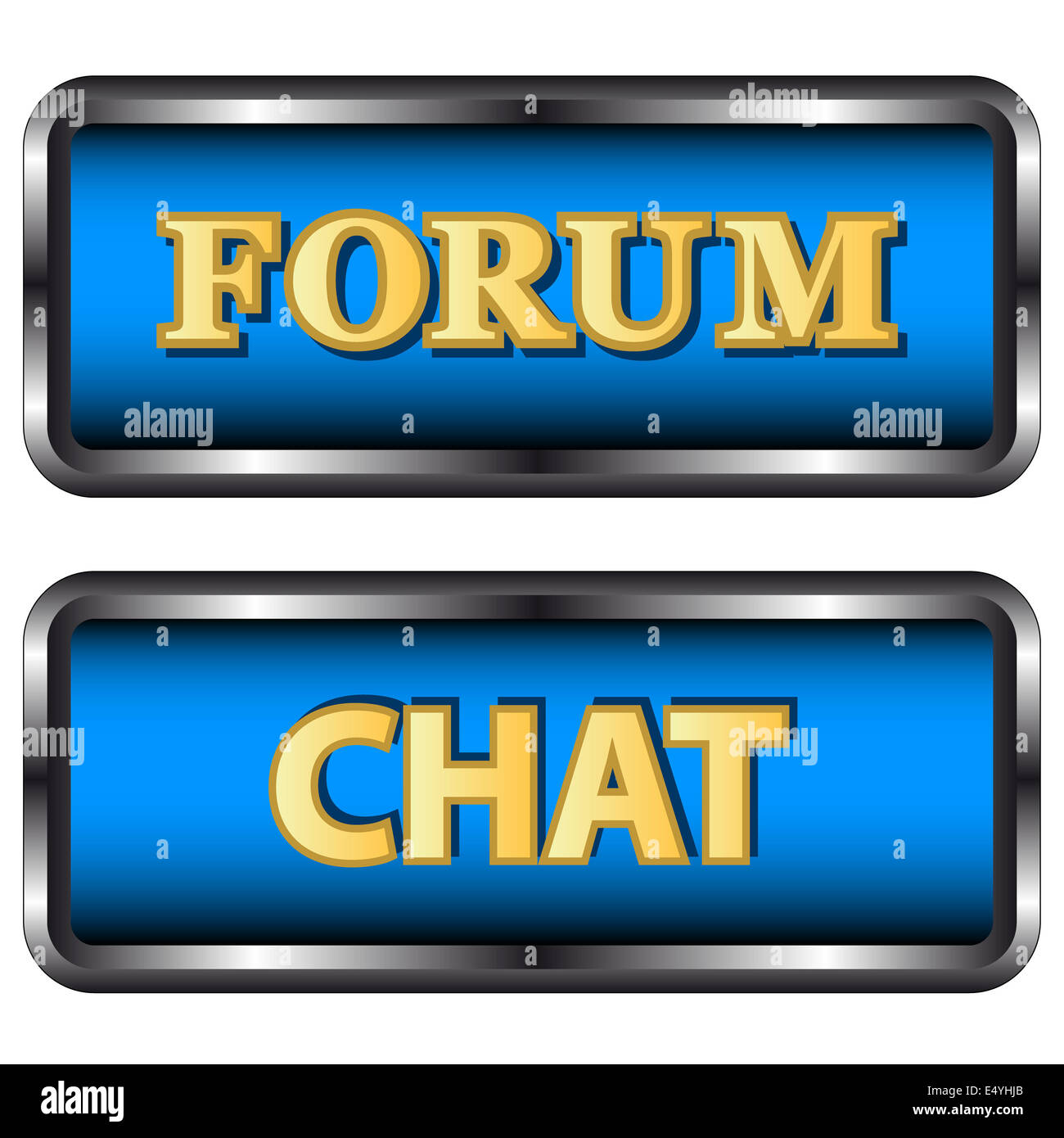Chat icons set cartoon hi-res stock photography and images - Alamy