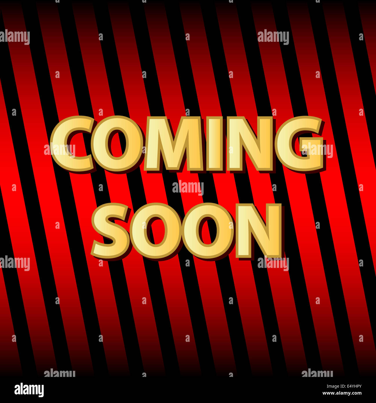 Coming soon icon Stock Photo - Alamy