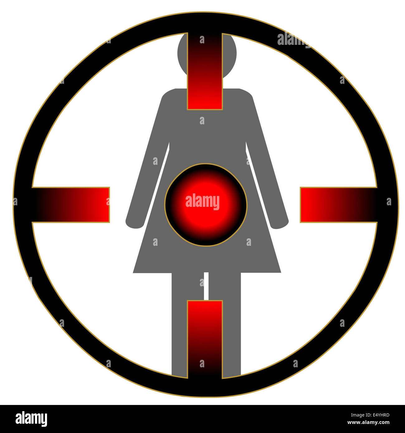 Woman at gunpoint Stock Photo - Alamy