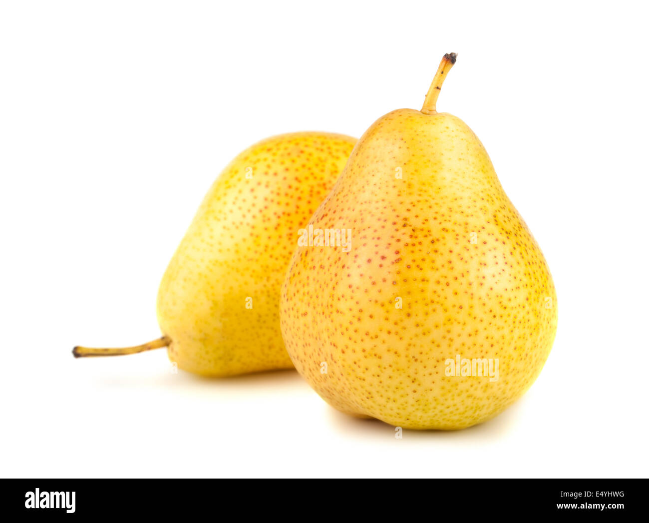 Pair of yellow ripe pears Stock Photo - Alamy