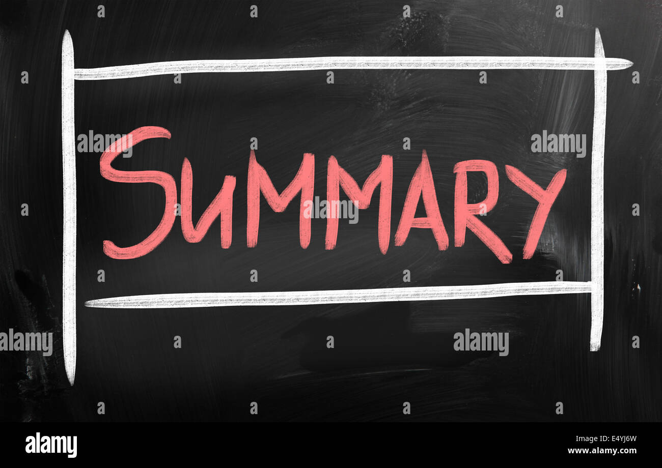 Short summary hi-res stock photography and images - Alamy