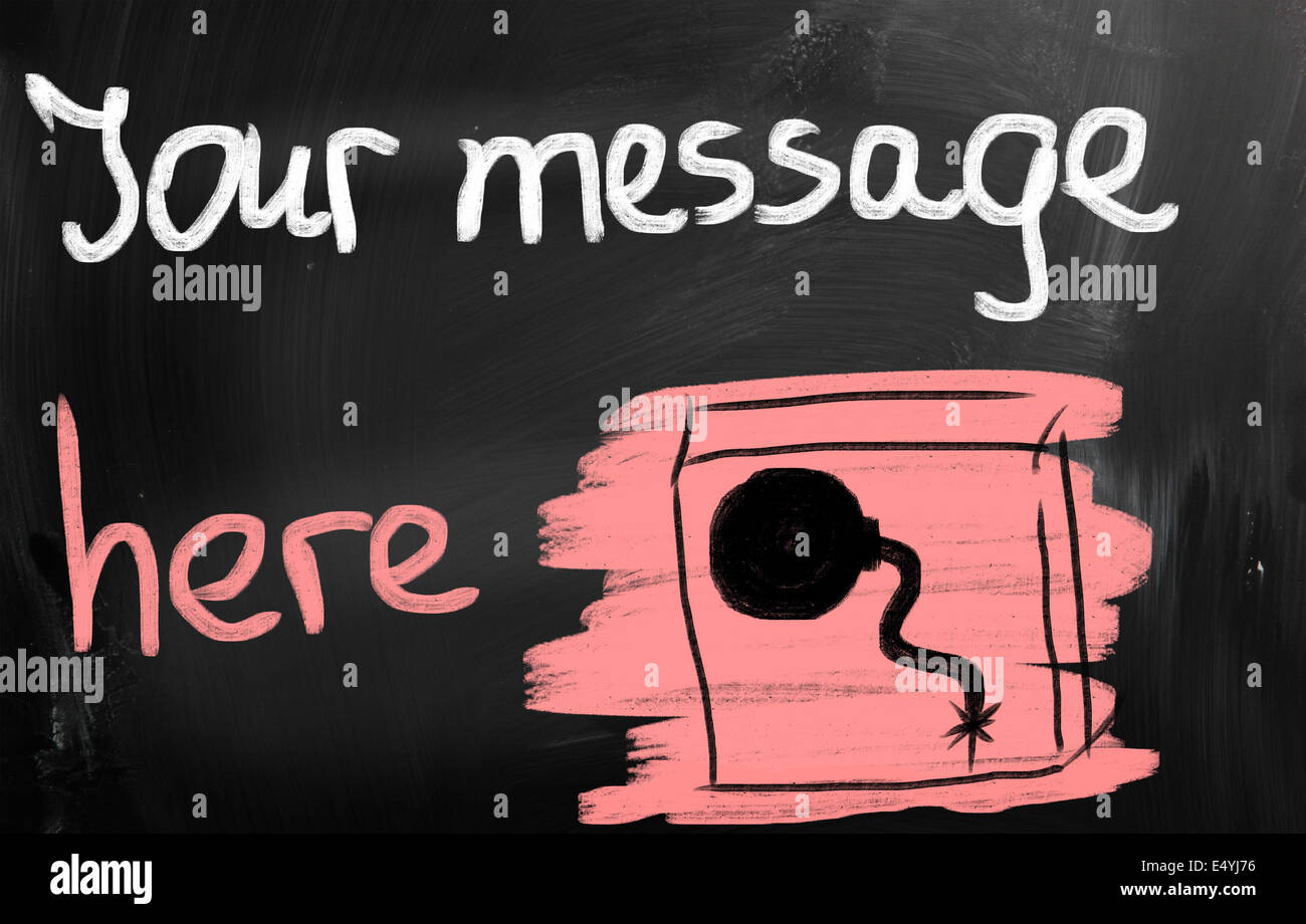 your message here Stock Photo - Alamy