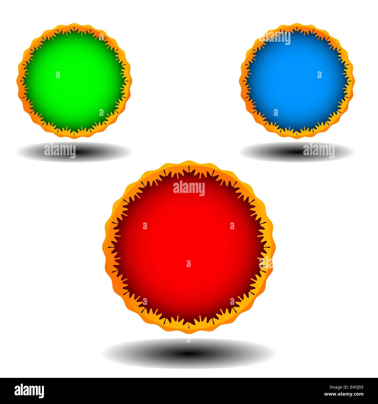 Three blue circles hi-res stock photography and images - Alamy