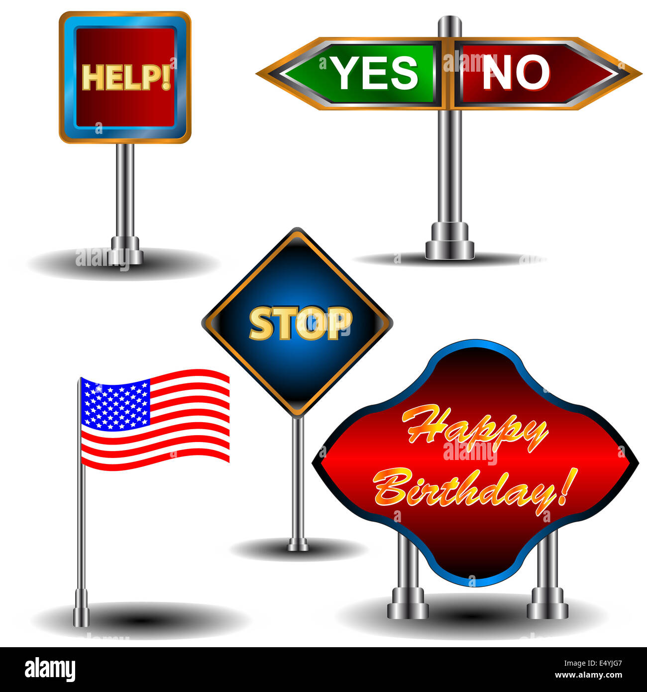 Metal red star on Cut Out Stock Images & Pictures - Alamy