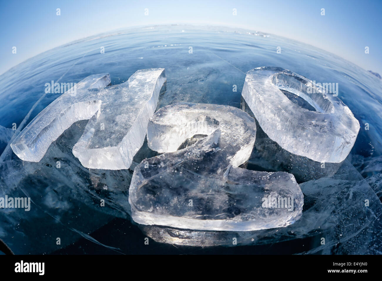 Chemical formula of water H2O Stock Photo - Alamy