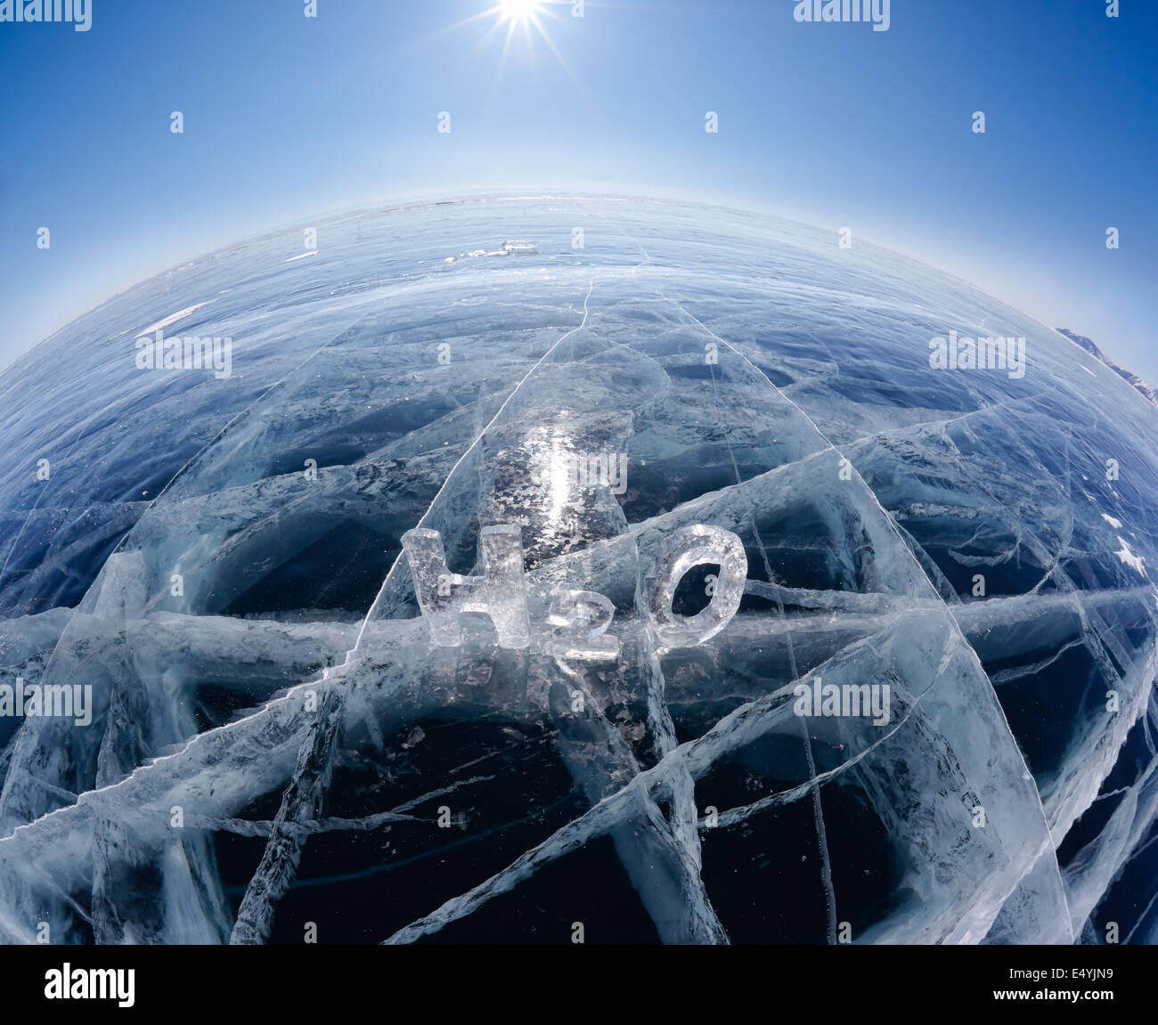 Chemical formula of water H2O Stock Photo - Alamy