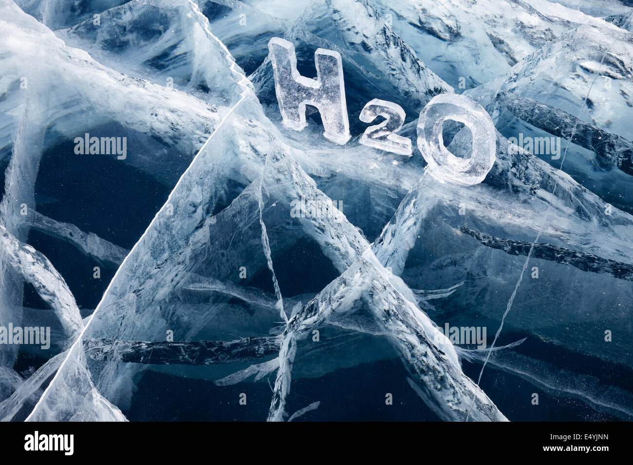 Chemical formula of water H2O Stock Photo - Alamy