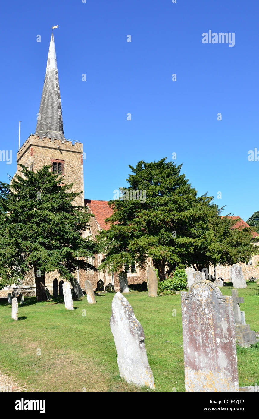 Typical stone church gravestones hi-res stock photography and images ...