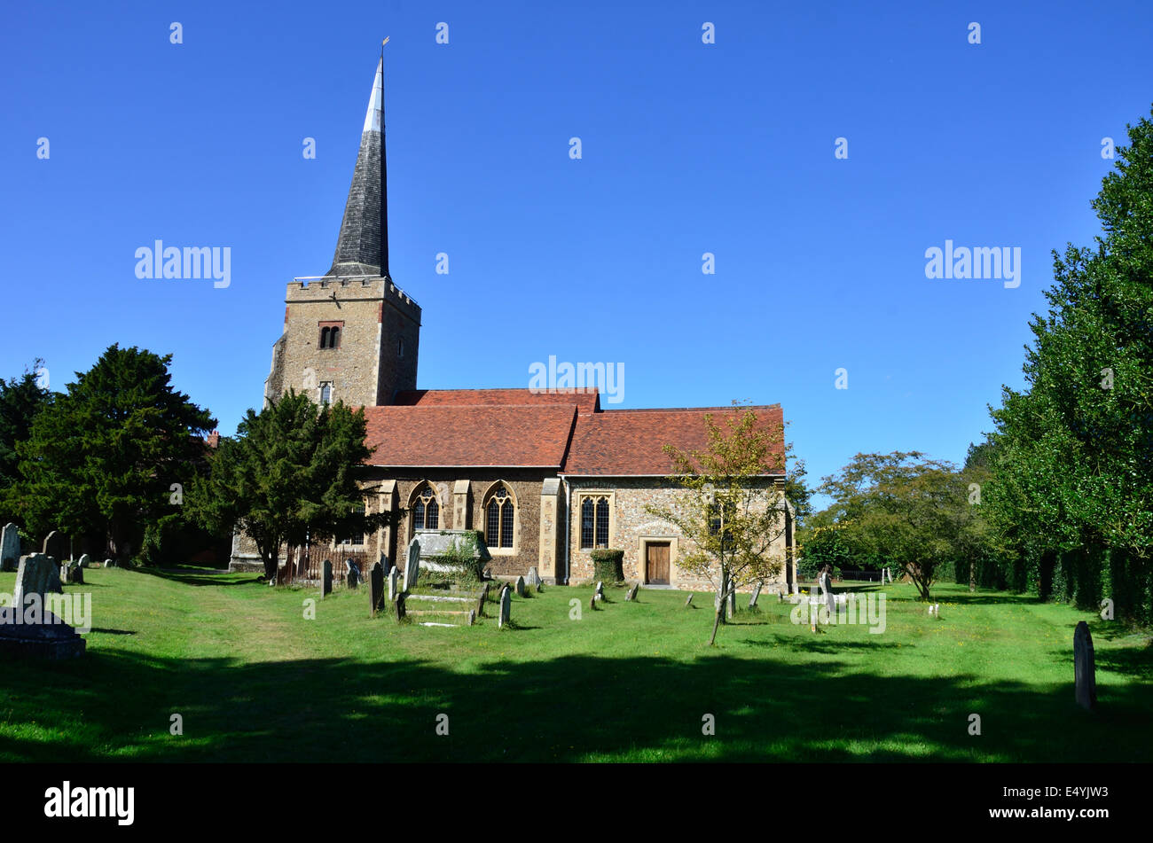 Typical anglican country church hi-res stock photography and images - Alamy