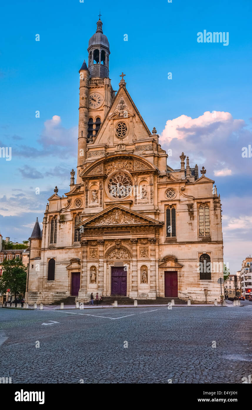 Saint-Etienne-du-Mont is a church in Paris, France, located on the ...