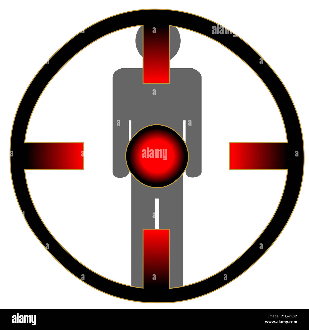 Man at gunpoint Stock Photo - Alamy