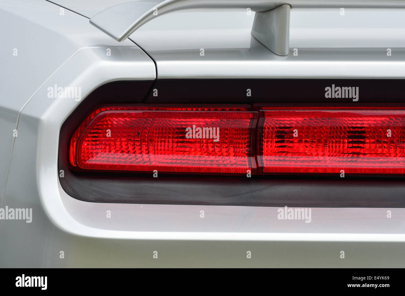Brakelights on classic car Stock Photo - Alamy