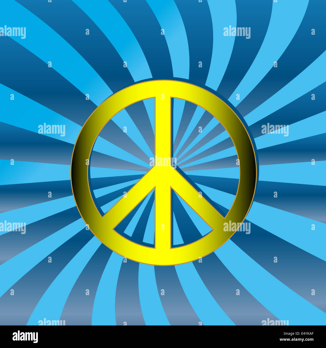 Psychedelic peace sign hi-res stock photography and images - Alamy