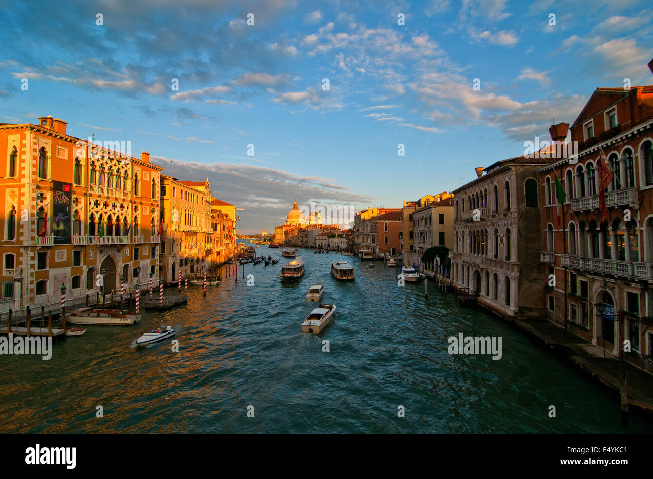 Venice Italy grand canal view Stock Photo - Alamy