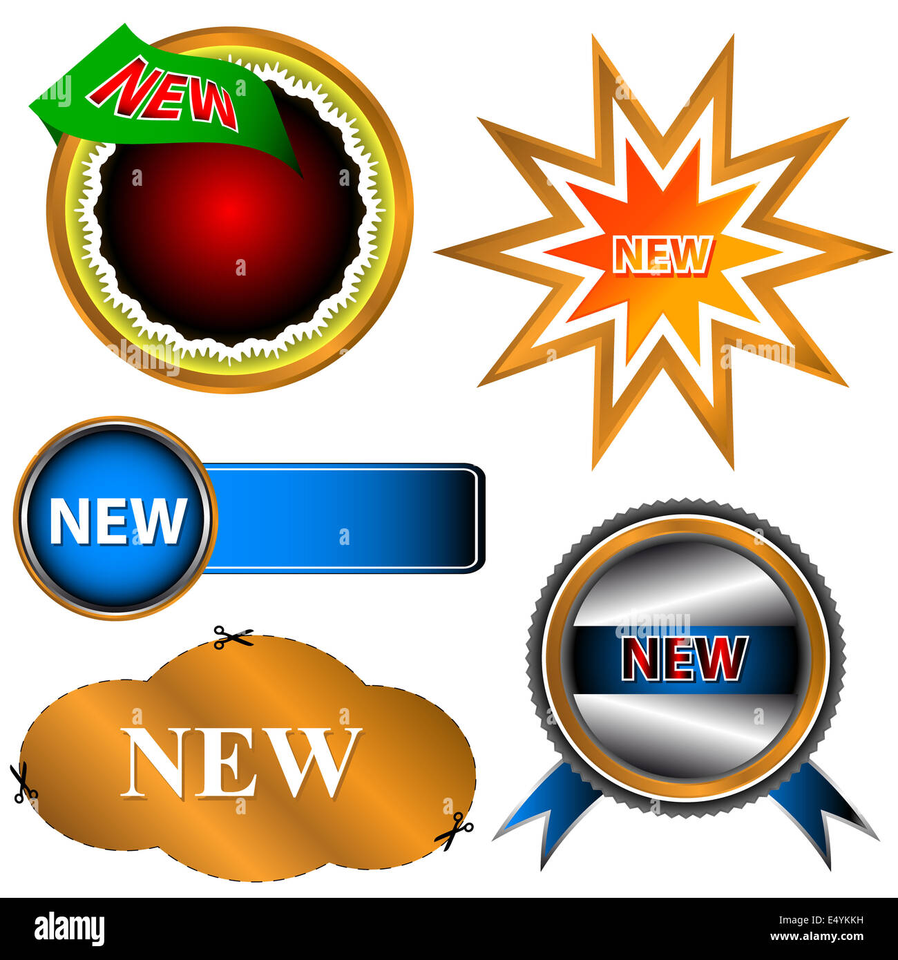 New icons set Stock Photo - Alamy