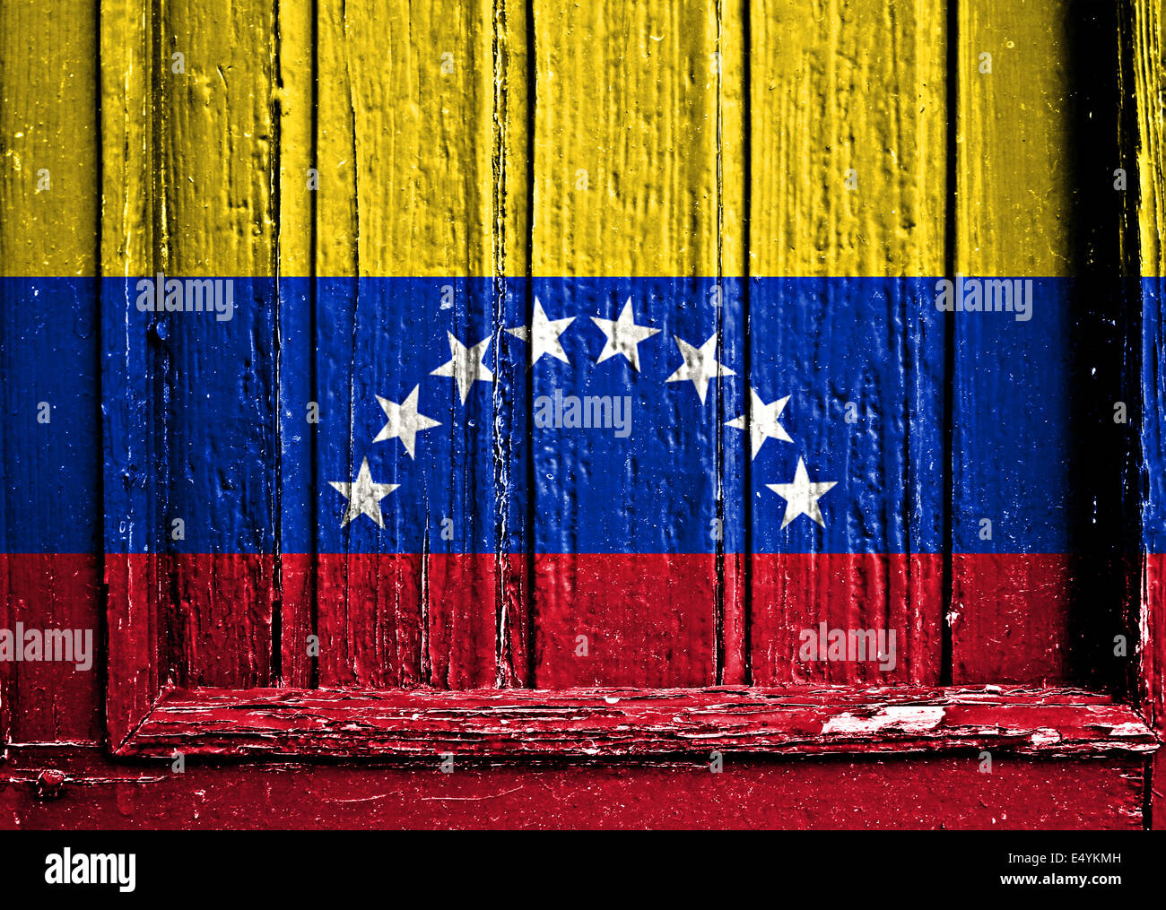 Venezuela wooden flag hi-res stock photography and images - Alamy