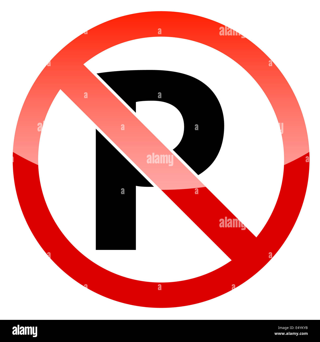 Red restricted warning Stock Photo - Alamy