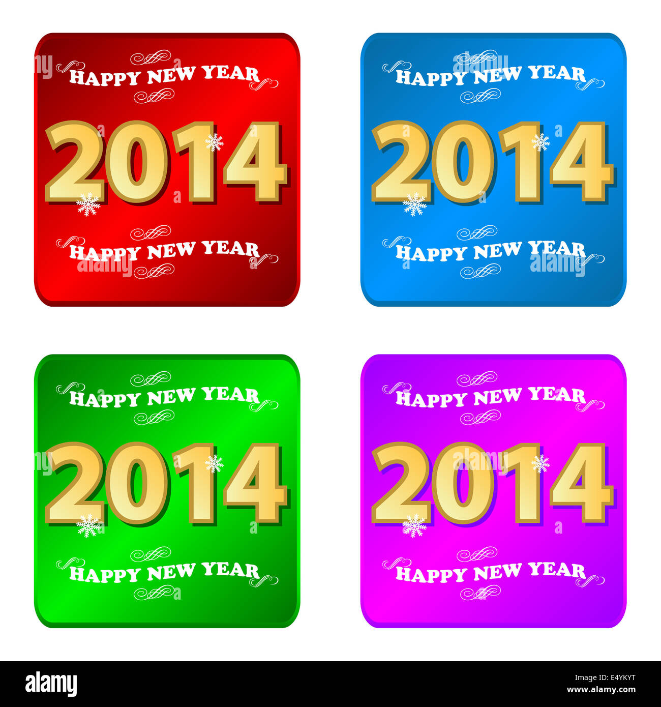 Happy new year 2014 Stock Photo - Alamy