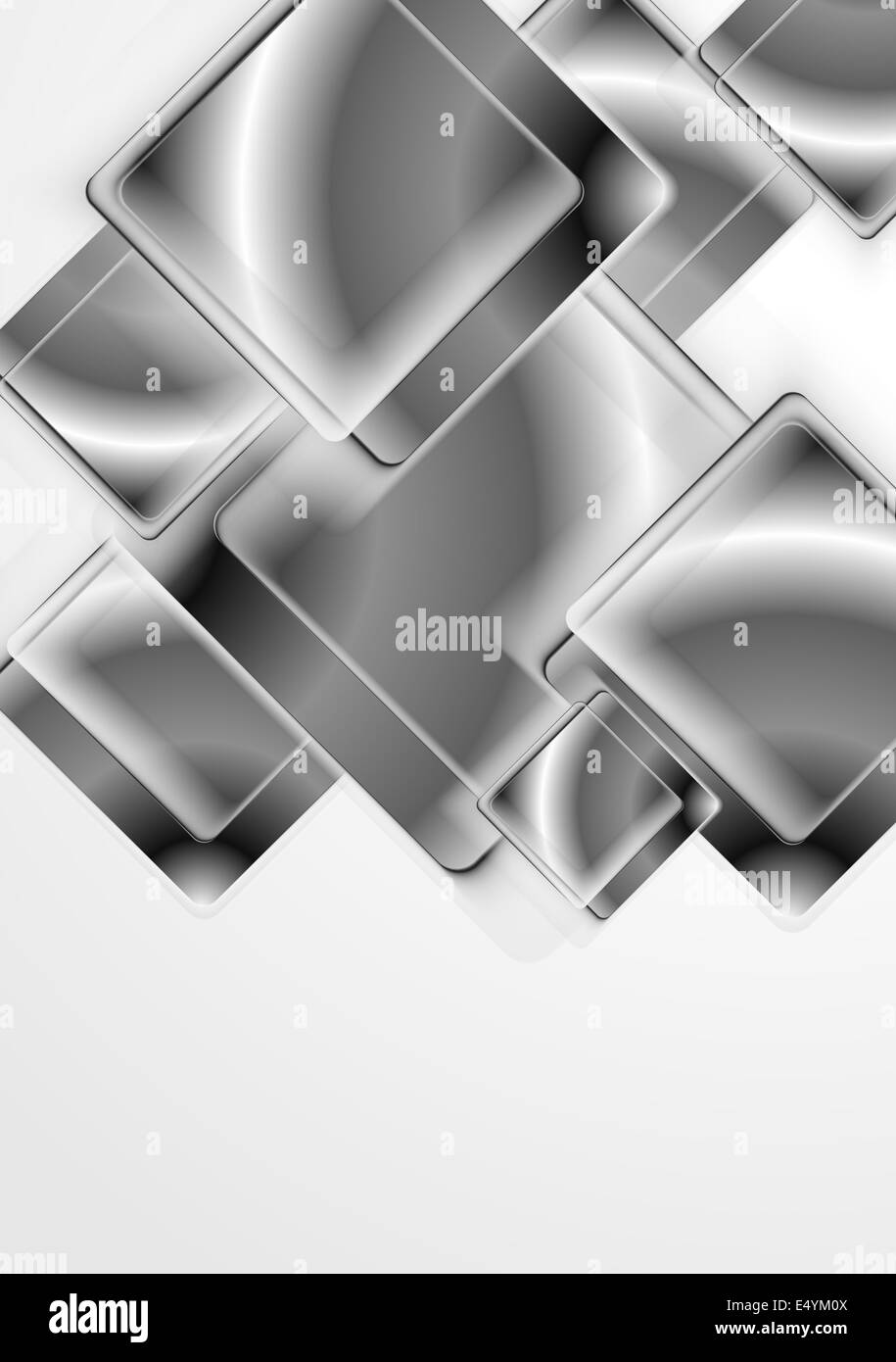 Abstract grey squares Stock Photo - Alamy