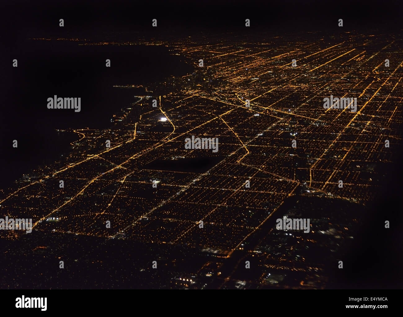 Chicago night hi-res stock photography and images - Alamy