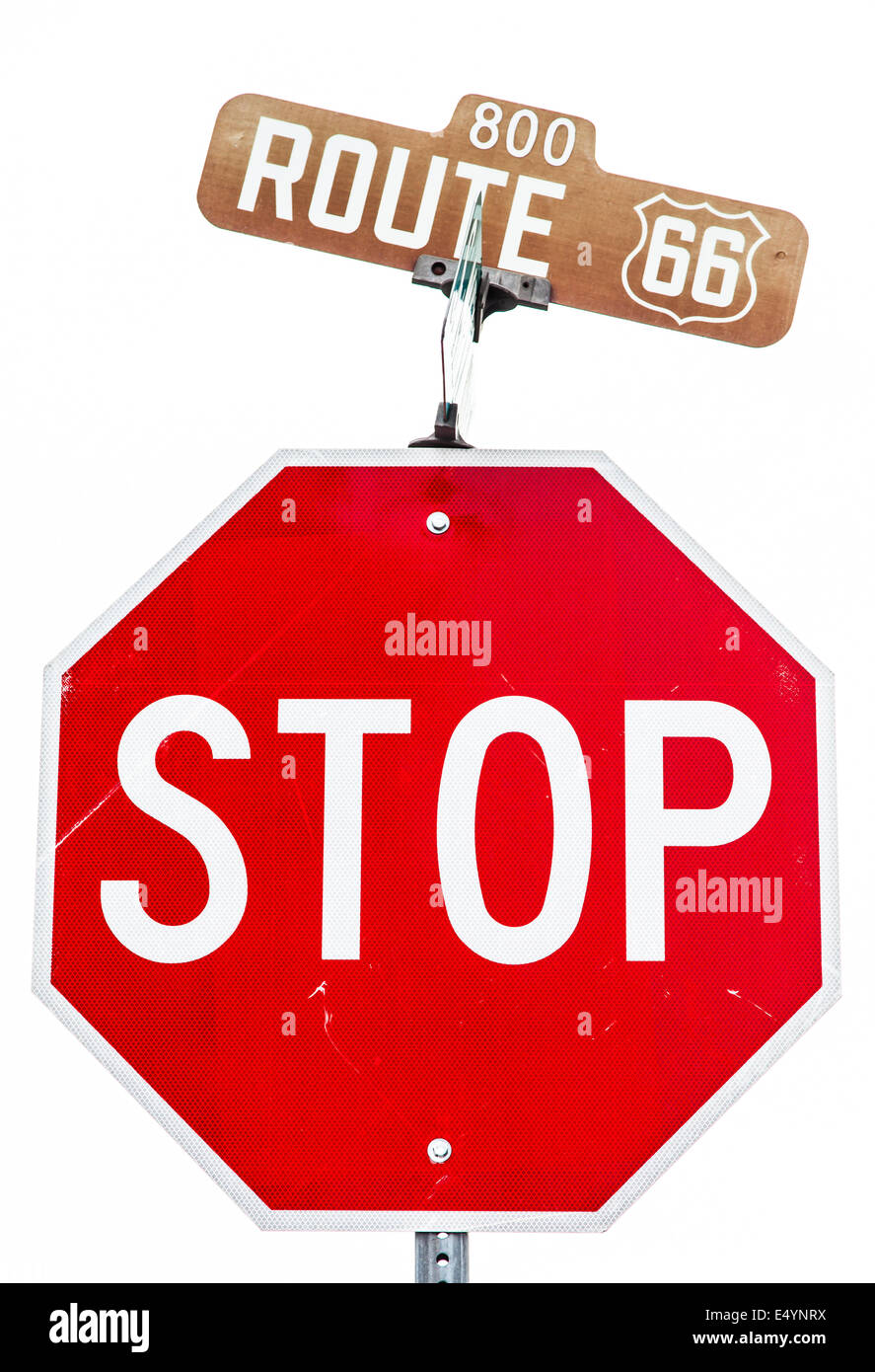 Blank Route 66 Sign High Resolution Stock Photography and Images - Alamy