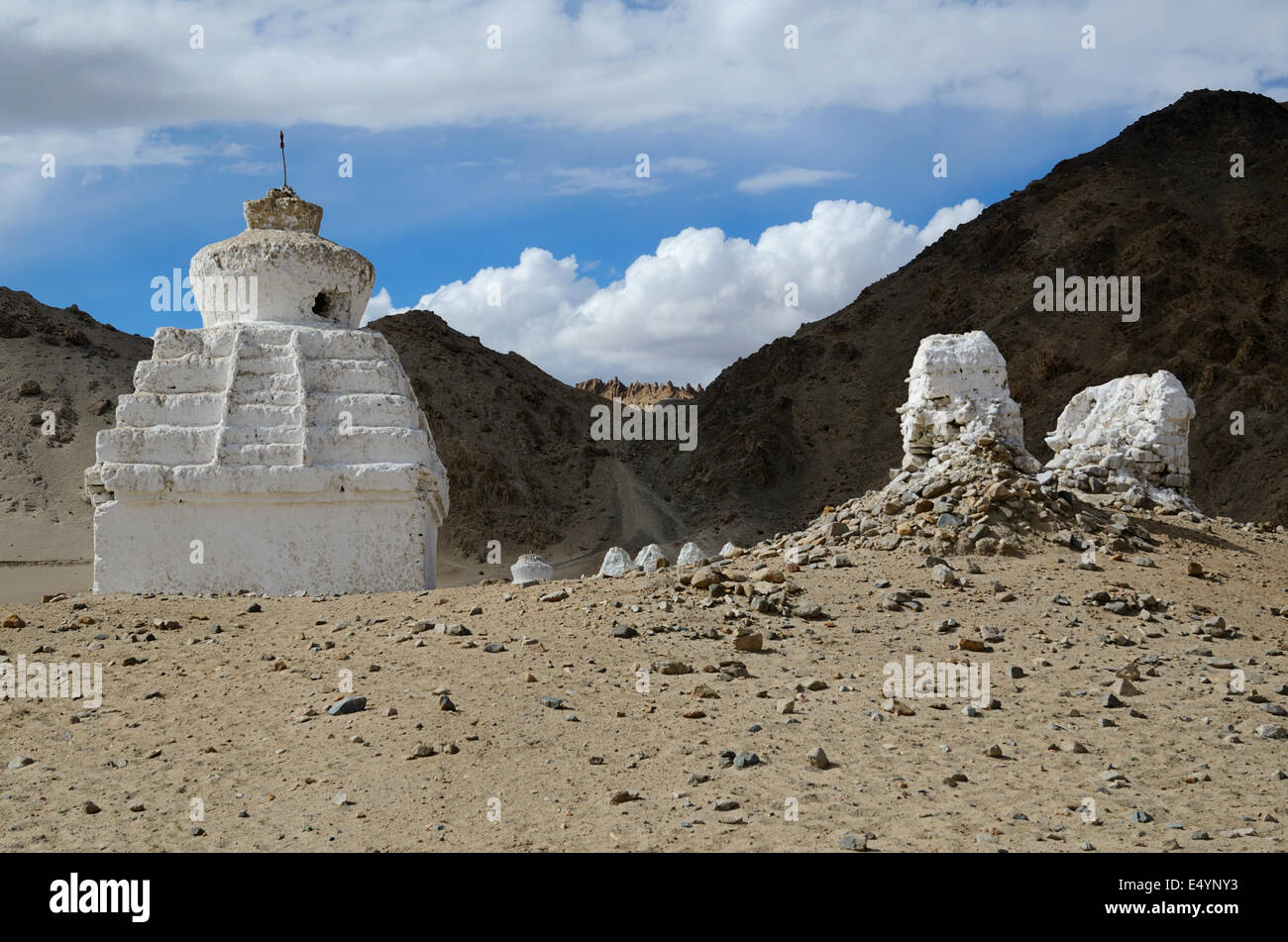 India ladakh leh ruins old hi-res stock photography and images - Alamy
