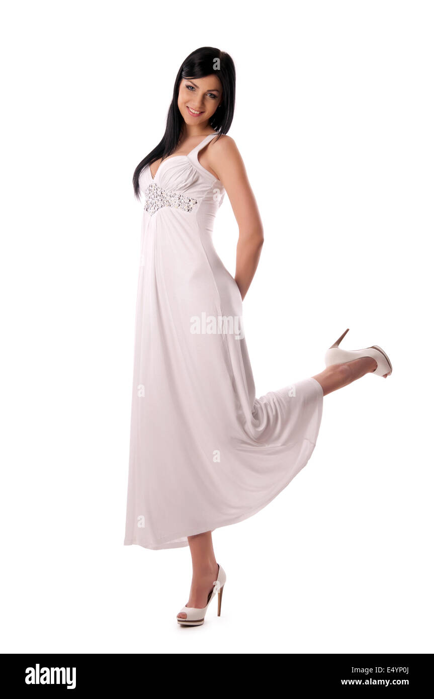 woman on isolated background Stock Photo - Alamy