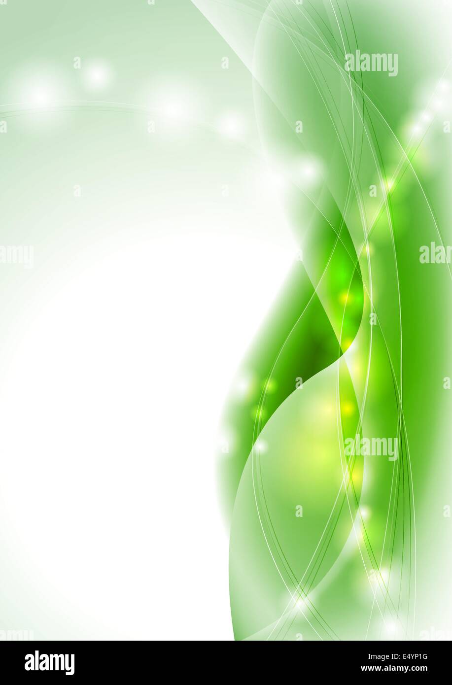 Green wavy abstract gradient background hi-res stock photography and ...