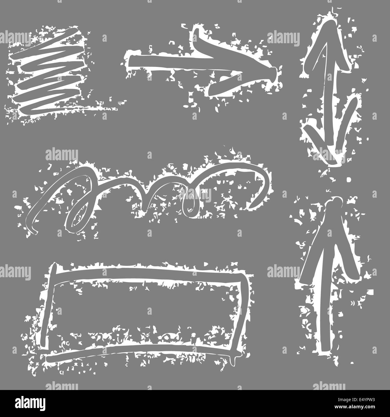 Dashed lines on white Black and White Stock Photos & Images - Alamy