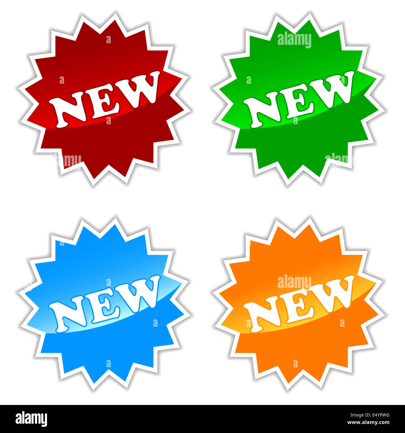 New buttons set Stock Photo - Alamy