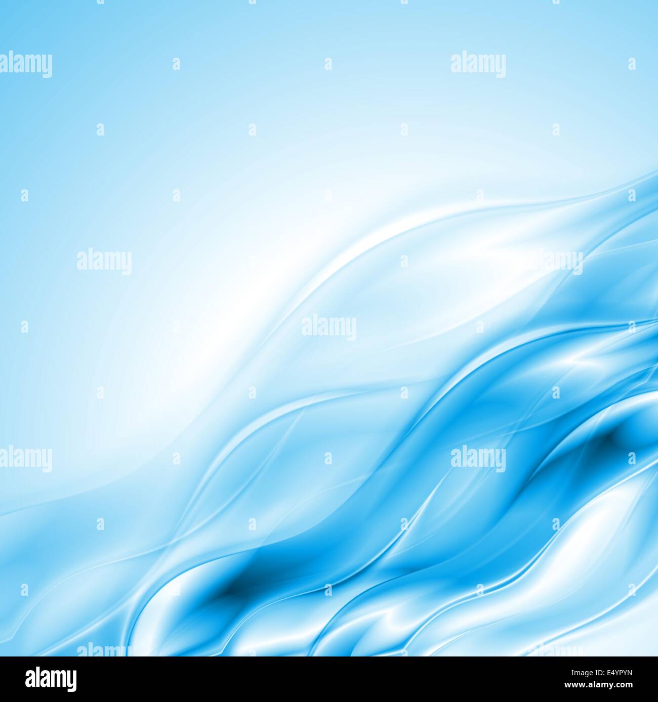 Abstract blue wavy background Stock Photo - Alamy