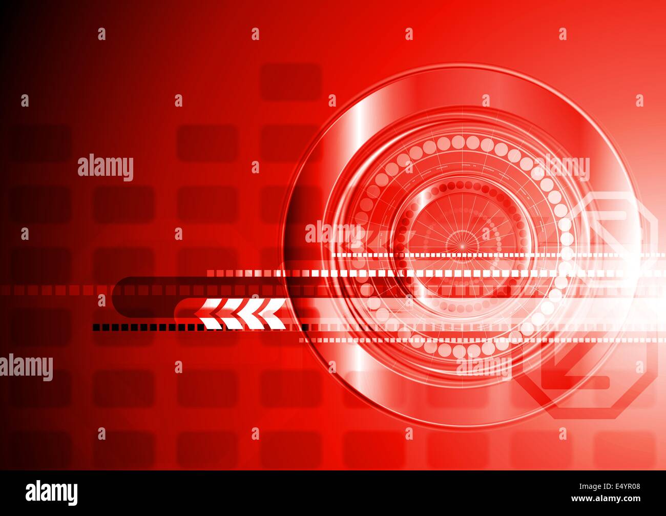 Abstract red technology background Stock Photo - Alamy