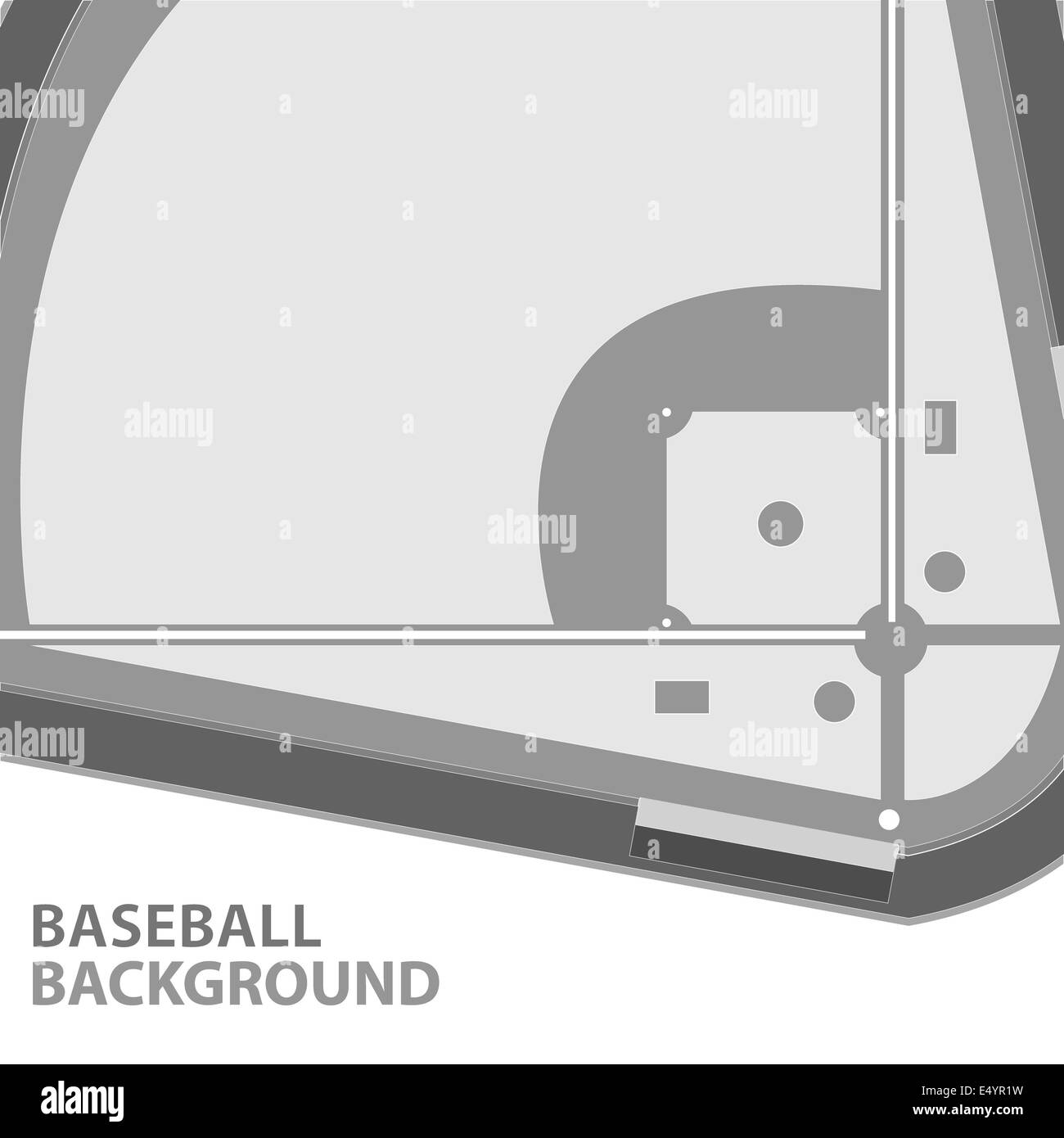 Baseball field home plate Black and White Stock Photos & Images - Alamy
