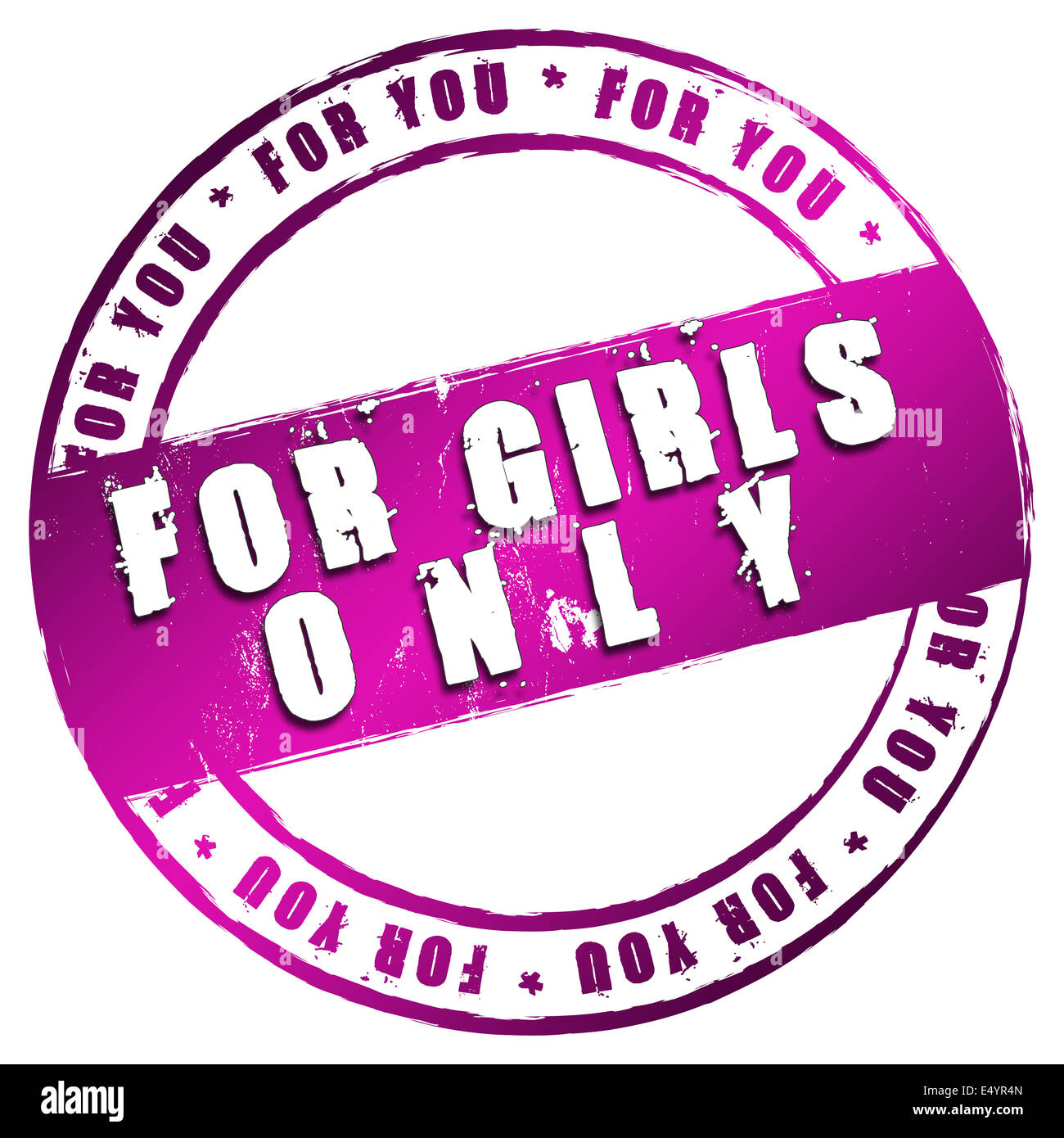 New Stamp - For Women only Stock Photo - Alamy