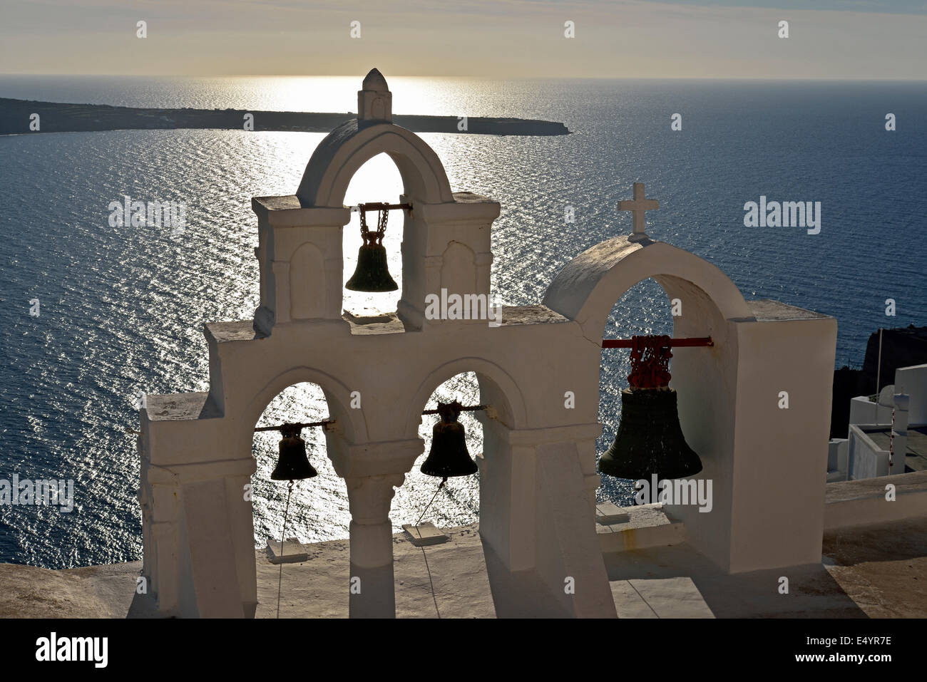 Thira during sunset hi-res stock photography and images - Alamy