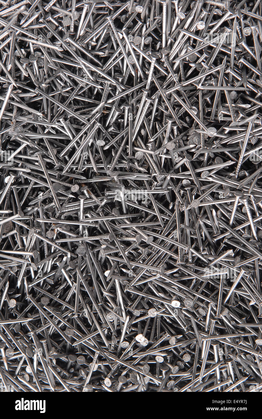 background of carpentry nails Stock Photo - Alamy
