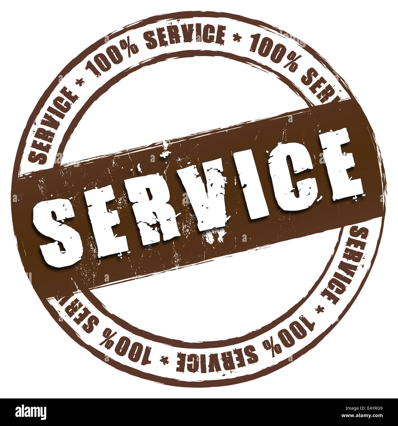 New Stamp - Service Stock Photo - Alamy