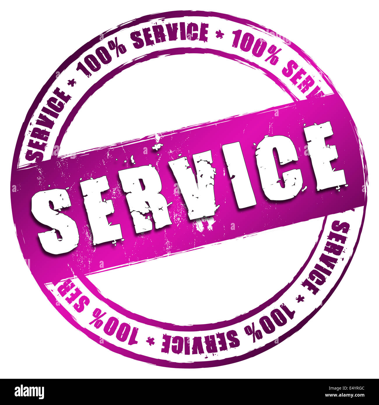 New Stamp - Service Stock Photo - Alamy
