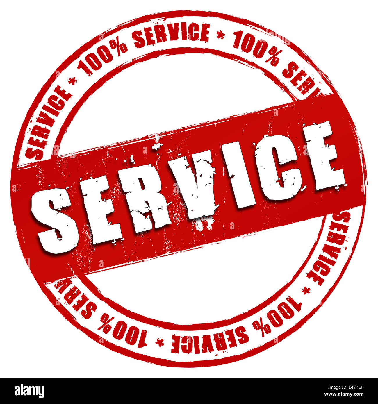 New Stamp - Service Stock Photo - Alamy