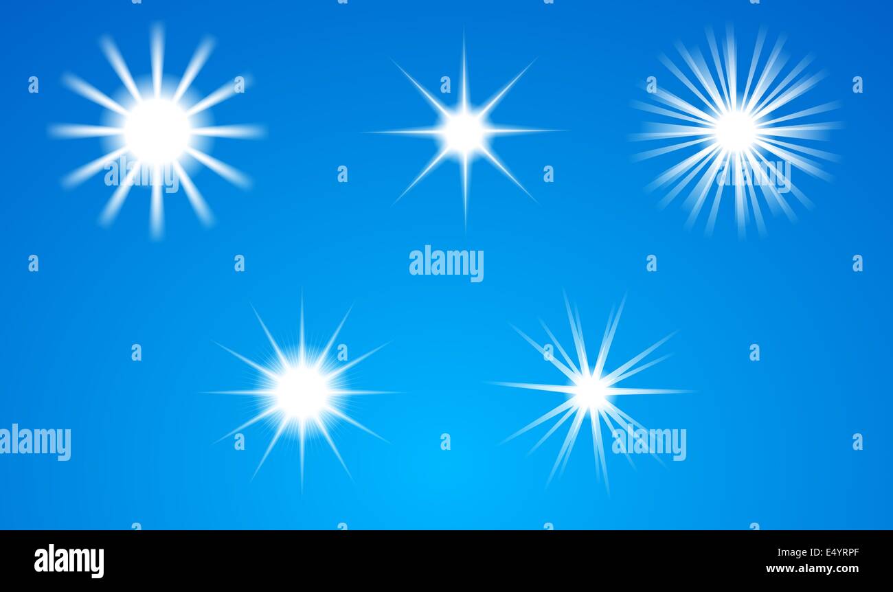 Abstract shiny sun background Stock Photo - Alamy