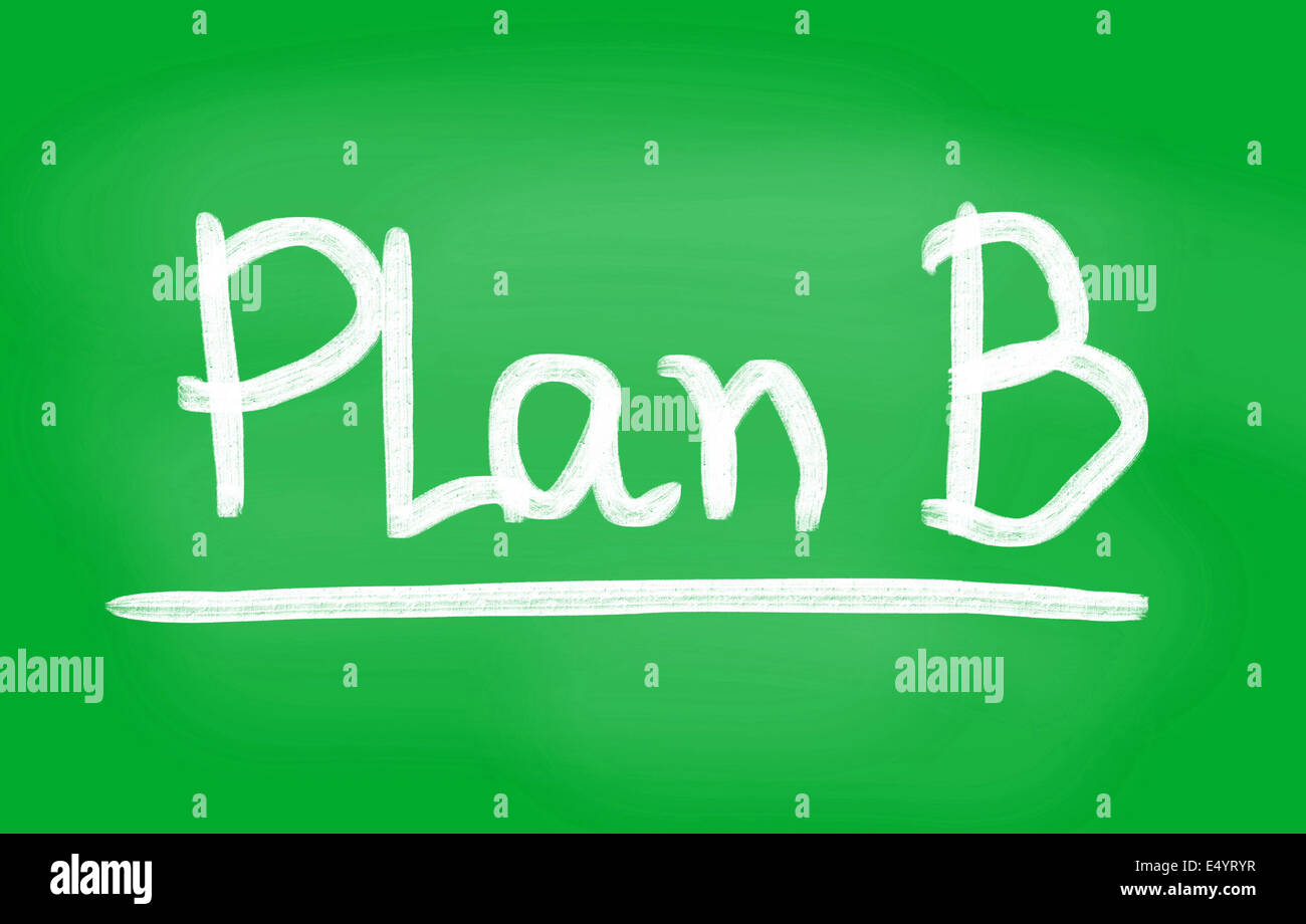 Plan B concept Stock Photo - Alamy