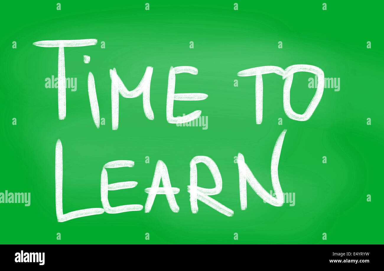 Time to Learn concept Stock Photo - Alamy