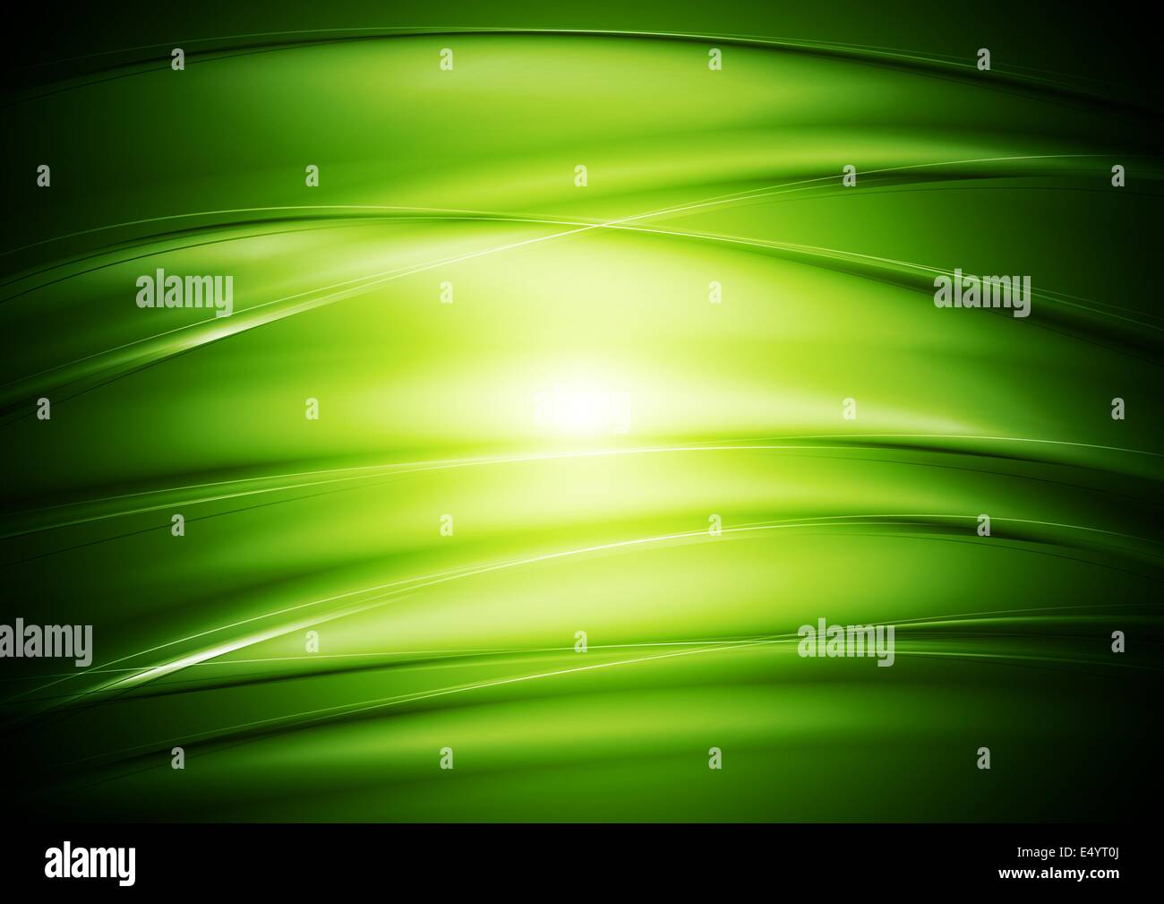 Bright green wavy background Stock Photo - Alamy