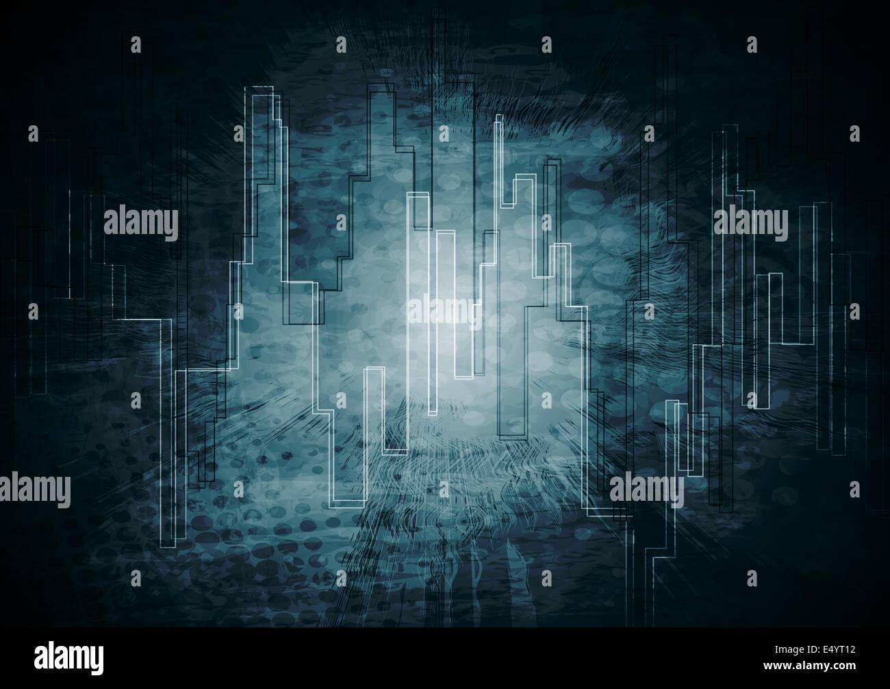 Dark tech grunge design Stock Photo - Alamy