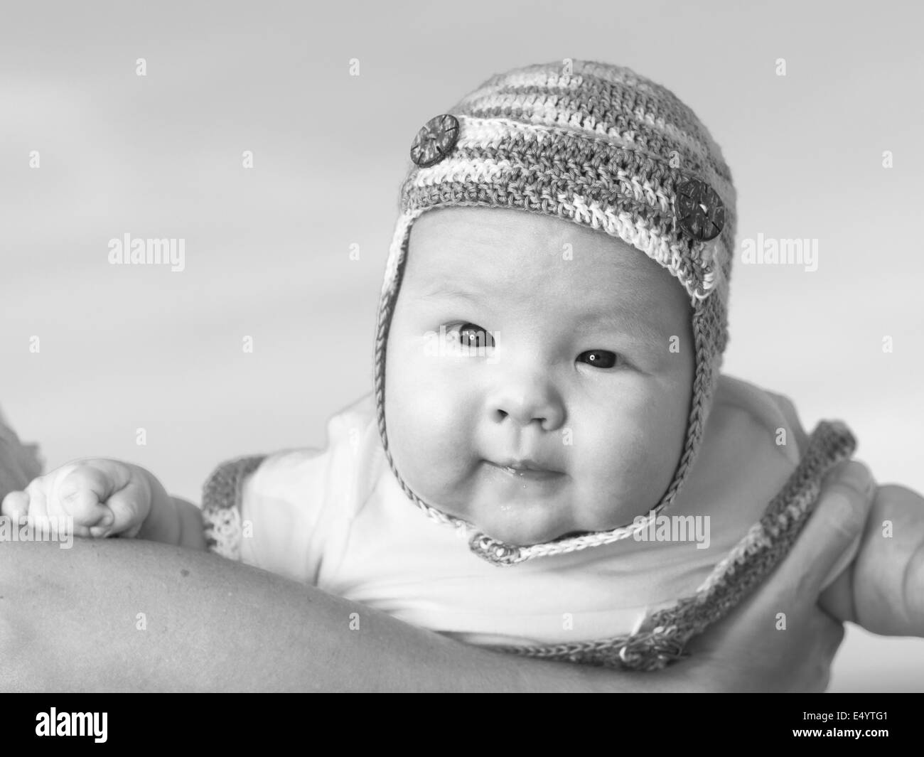 Beautiful newborn baby boy closeup hi-res stock photography and images ...