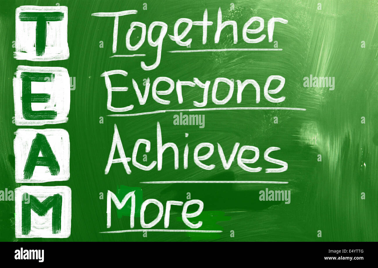 Team building chalk drawing hi-res stock photography and images - Alamy