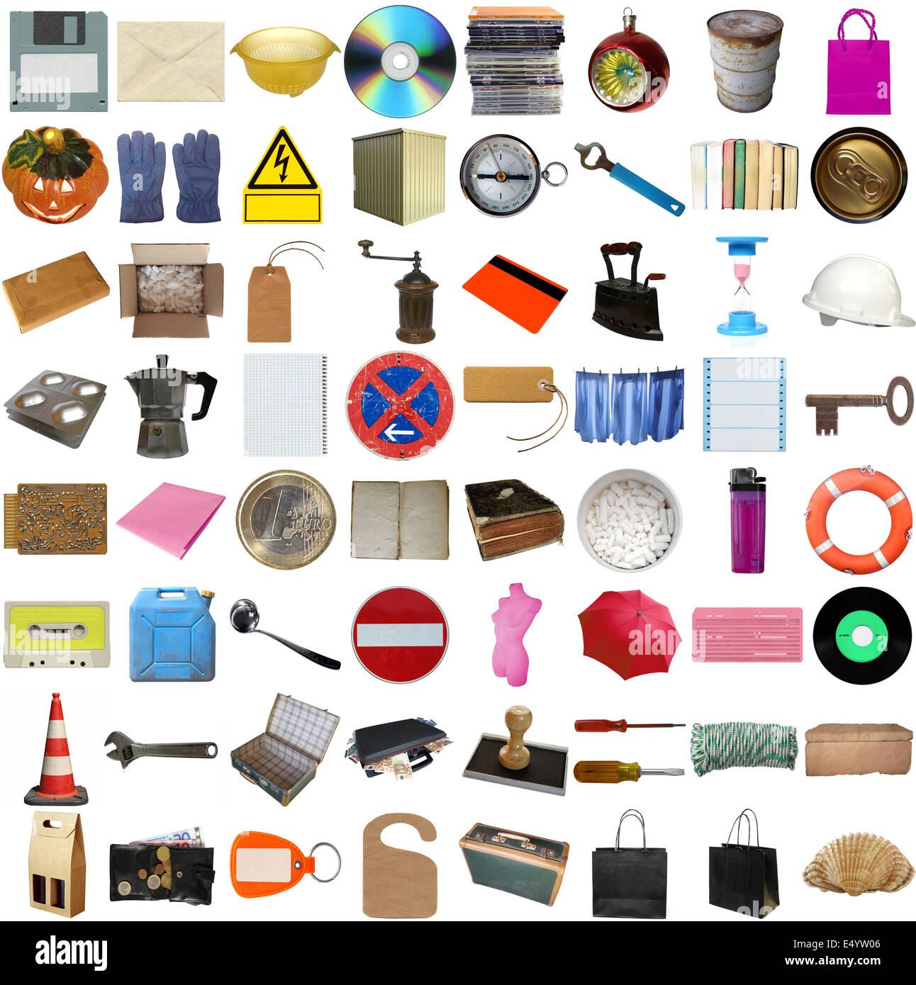 Many objects isolated Stock Photo - Alamy