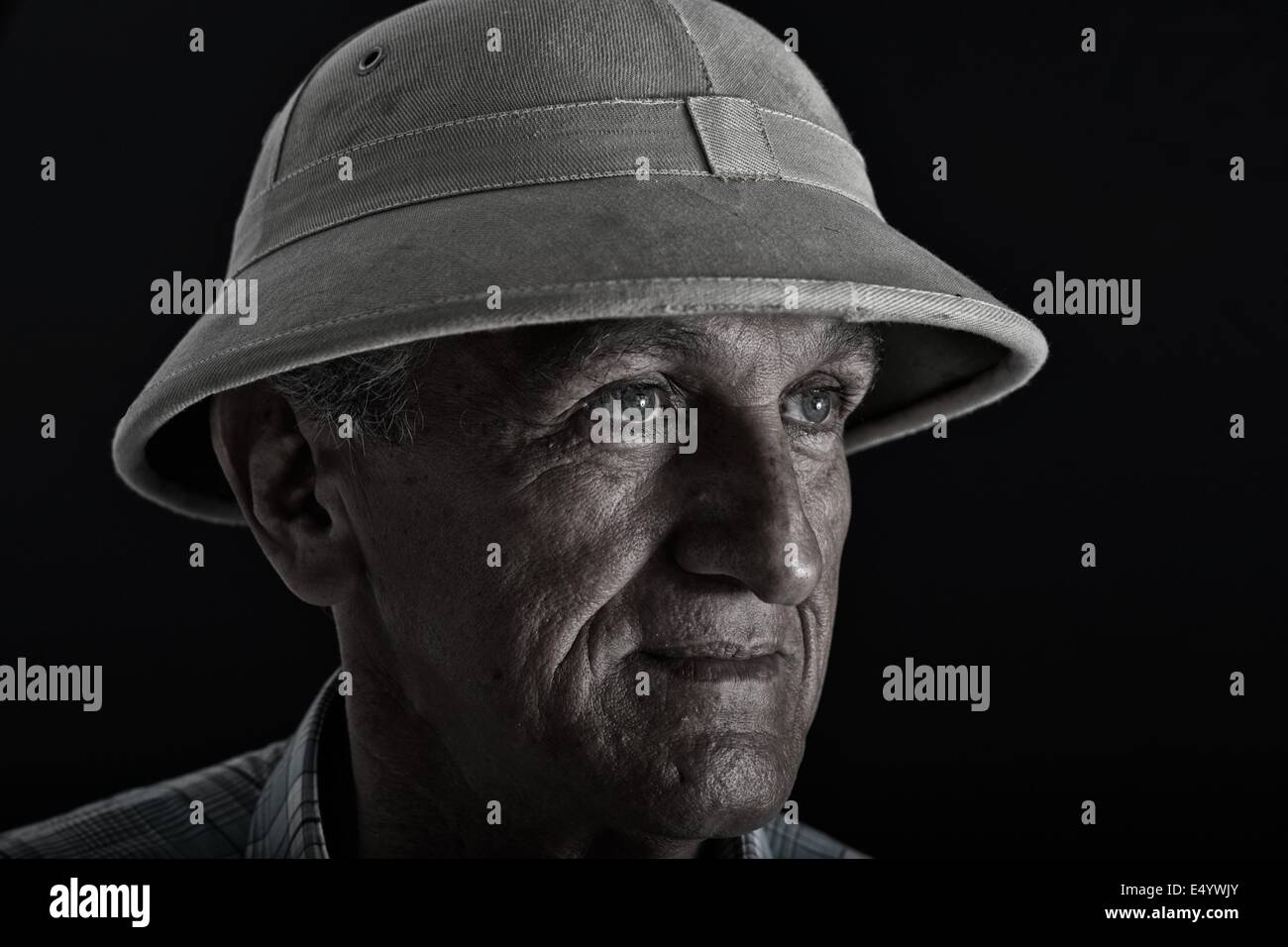 Portrait of an explorer Stock Photo - Alamy