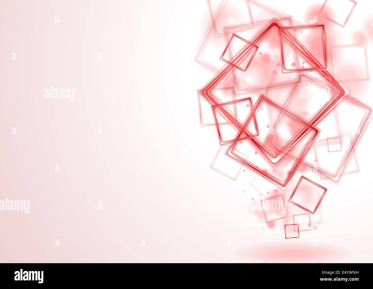 Abstract red squares design Stock Photo - Alamy